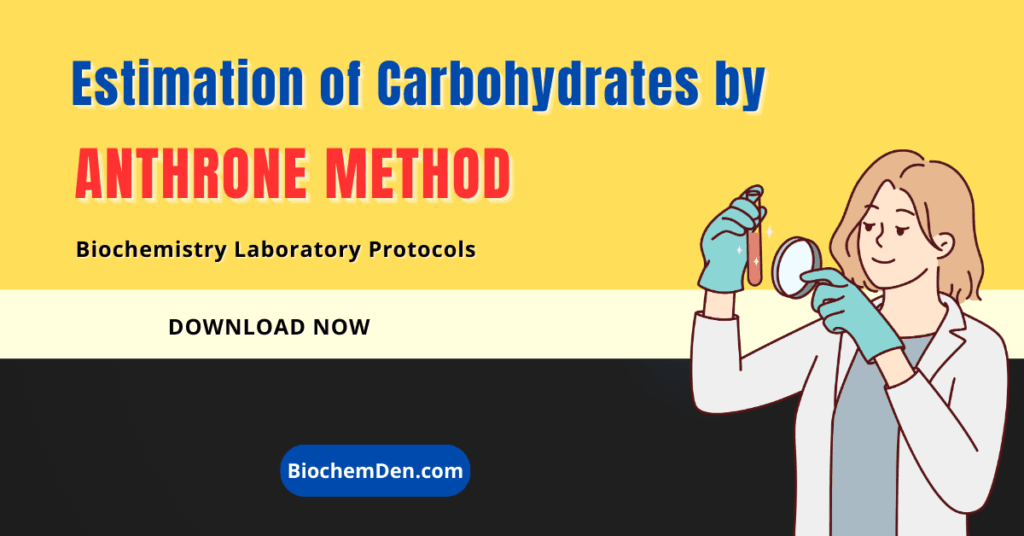 anthrone method Archives - Biochemistry Den